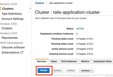 Create Ecs Cluster And Deploy Rails Sidekiq Tasks Salzam
