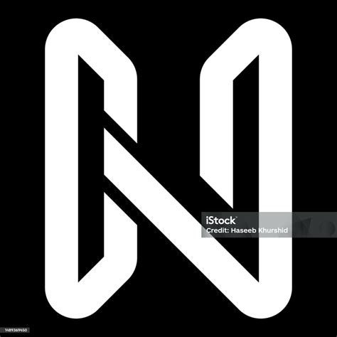 Logo Cn Minimal Icône Dune Lettre Nc Sur Fond De Luxe Idée De Logo