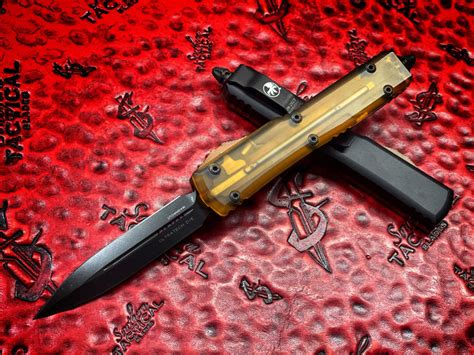Microtech Ultratech Double Edge Dlc Standard Dlc Accents Ultem Top And