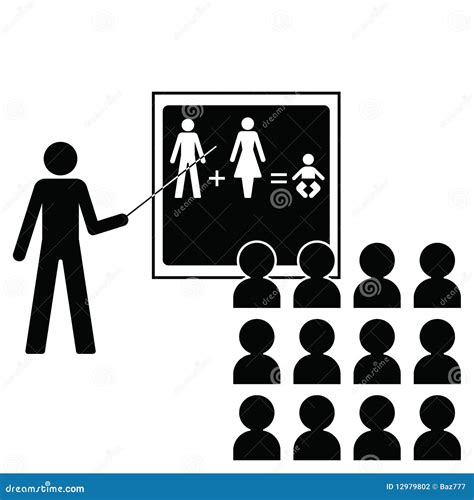 Human Reproduction Stock Vector Illustration Of Instruct 12979802