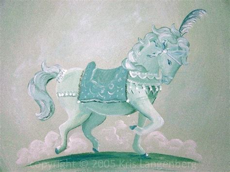 Close Up Of The Pretty Horse In Princess Muralby Kris Langenberg