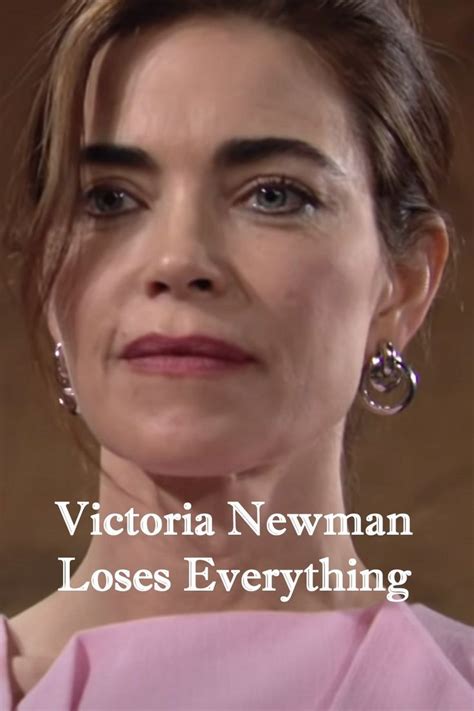 Victoria Newman Loses It All Young And The Restless Spoilers Artofit