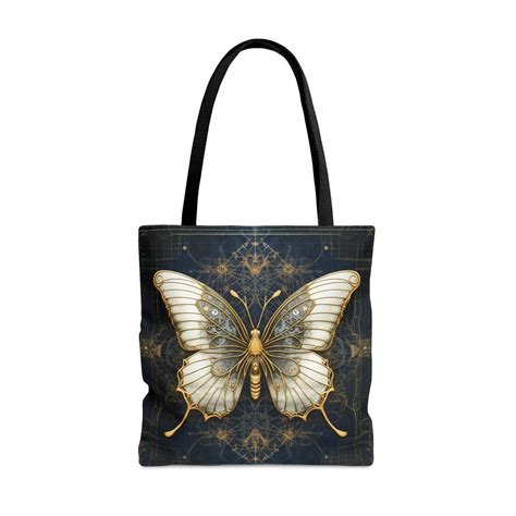 Butterfly Tote Bag Steampunk Butterfly Bag Butterfly Tote