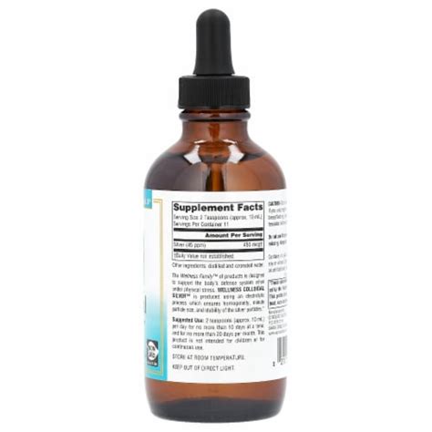 Source Naturals Wellness Colloidal Silver 45 Ppm 4 Fl Oz 11828 Ml