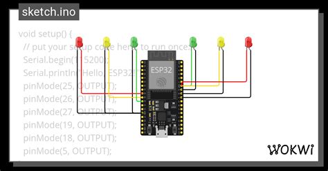 Wokwi Online ESP32 STM32 Arduino Simulator