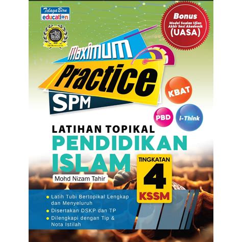Maximum Practice SPM Latihan Topikal Pendidikan Islam Tingkatan TBBS Shopee Malaysia