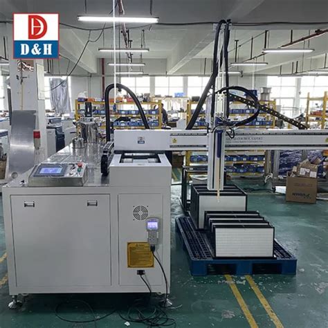 Pu Air Filter Pouring Gluing Potting Dosing Dispensing Machine Gluing Machine And Potting Machine