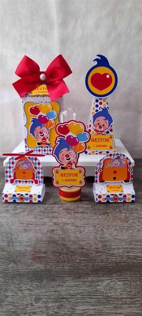 KIT PLIM PLIM UM HERÓI DO CORAÇÃO PEÇAS no Elo Liarts Personalizados EA