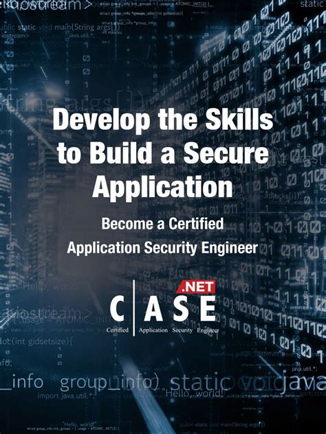 Application Security Certification Case Net Enroll Now