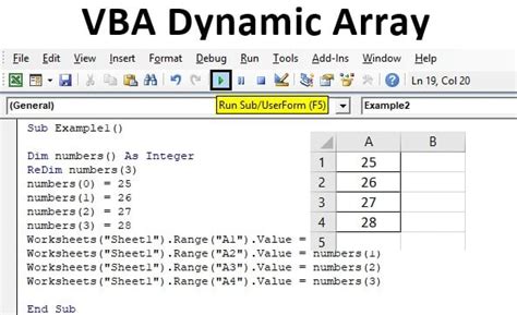 Vba Dynamic Array How To Use Dynamic Array In Excel Vba