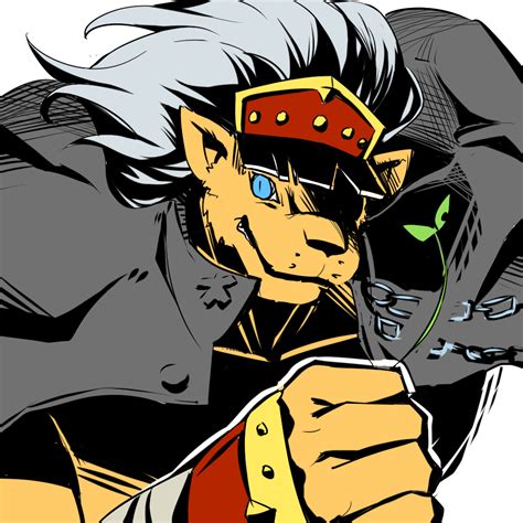 Bancholeomon Digimon Boy Banchou Coat Coat On Shoulders Delinquent Lion Male Focus