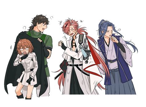 Fujimaru Ritsuka Sasaki Kojirou Hector And Takasugi Shinsaku Fate