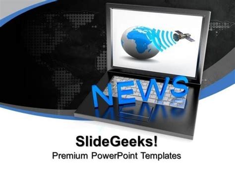 News Media Sources Internet Powerpoint Templates And Powerpoint Themes 1012