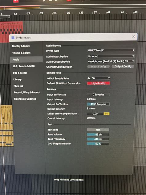 No Sounds Come Out During Playback Rableton