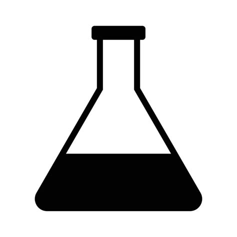 Chemical Flask Icon Science And Investigations Concept Vector Template