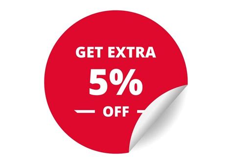 Obtenga Un 5 Por Ciento De Descuento Adicional En La Venta 5 Por Ciento
