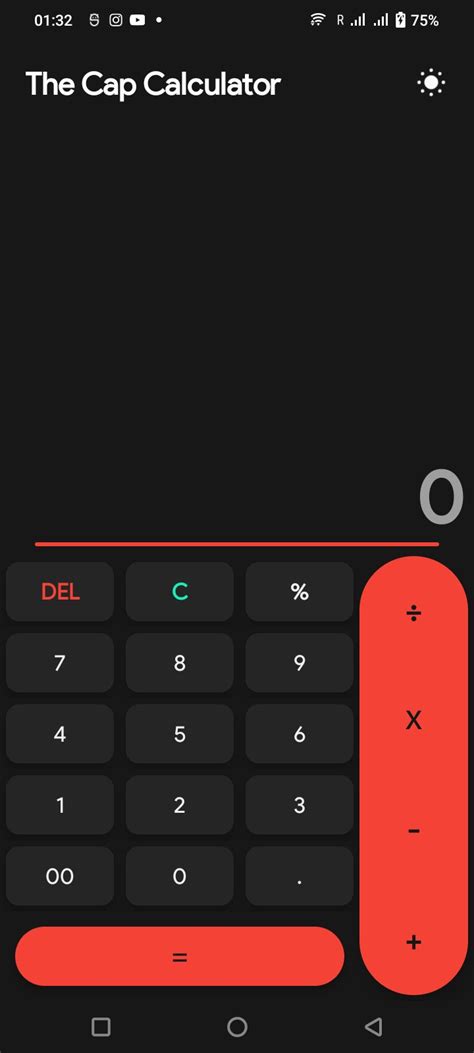 The Cap Calculator