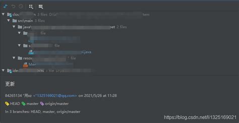 Idea中的查看git历史记录，不显示文件详细信息idea不显示当天的git日志 Csdn博客