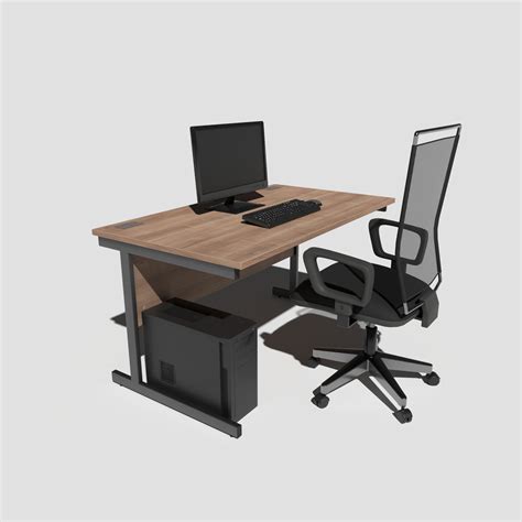 Workstation 3d Model