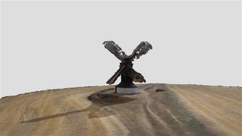 Pitstone Windmill 22 08 2022 Textured Model 3d Model By Martinr36 [feedf03] Sketchfab