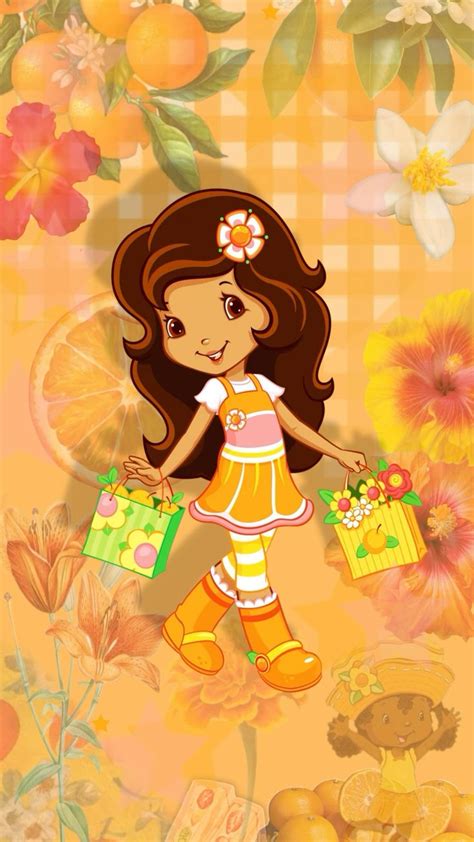 Orange Blossom Strawberry Shortcake Clipart