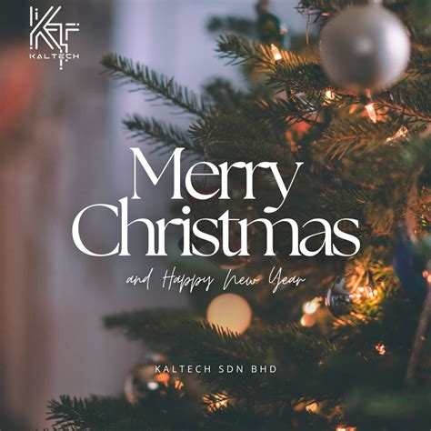 As The Festive Season Approaches We At Kaltech Would Like To Extend