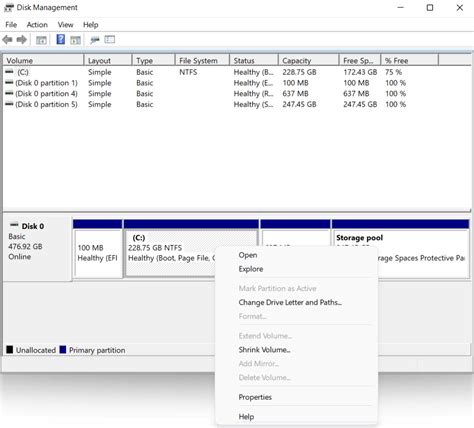 Storage Going From 512gb To 229gb Disk Manager Shows 250gb Worth Of