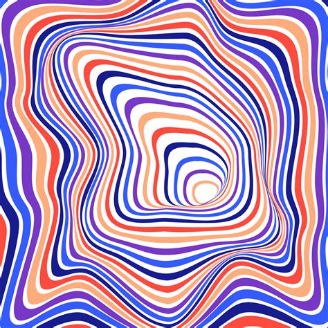 Colorful Psychedelic Optical Illusion Background 12744973 Vector Art At
