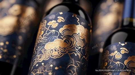 Ai创作图匠心酒设 葡萄酒包装设计 酒包装设 轻奢酒包装 酒包装设计 红酒包装设计 红酒原创设计 蓝金质感酒类主视 蓝莓酒设计 酒原创设计 高端酒设计 酒文化产业设计 酒类包装设计 酒包装插画