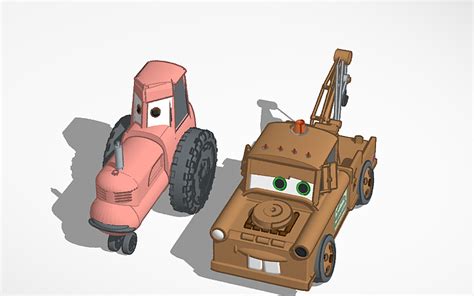 3d Design Tinkercad Tow Mater And Tractors Tinkercad