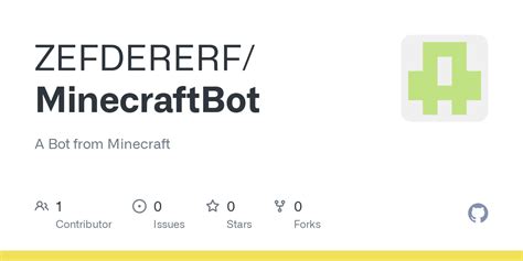 Github Zefdererf Minecraftbot A From Minecraft
