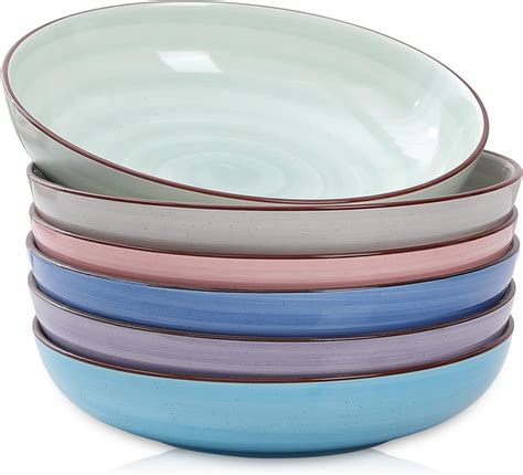 Buy Selamica Porcelain 26 Ounce Salad Pasta Bowls 8 Inch Wide And