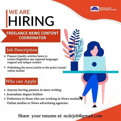 Hiring Alert Education Poster Coordinator Job Admissions Poster