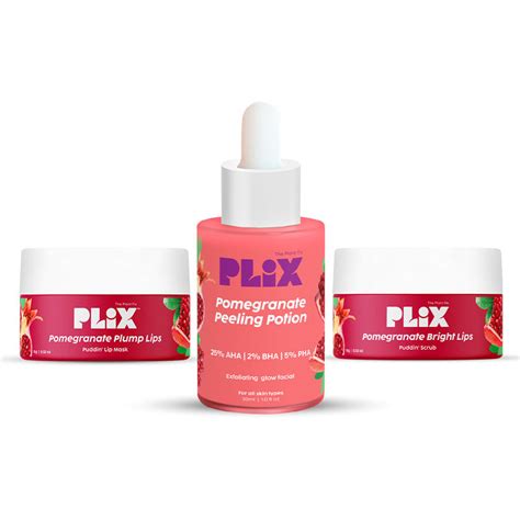 Buy Plix Pomegranate Plump Lips Puddin Mask And Scrub With Peeling