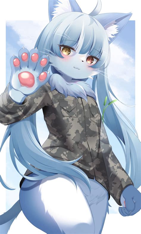 The Big Imageboard Tbib 2023 5 Fingers Absurd Res Ahoge Anthro Blue Body Blue Fur Blush