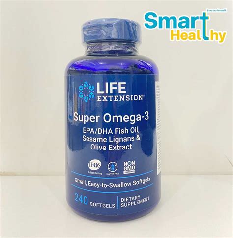 Life Extension Omega Foundations Super Omega-3 240 Softgels น้ำมันปลา ...