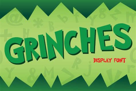 Grinch Font Svg Grinch Otf Ttf Grinch Alphabet Clip Art Etsy Ireland