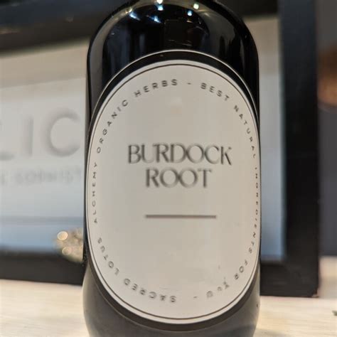 Burdock Root Tincture Etsy