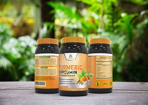 Turmeric Product Packaging Behance