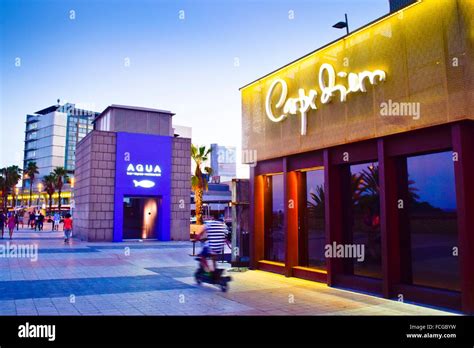Carpe Diem Restaurant Agua Bar Hospital Del Mar Building Passeig