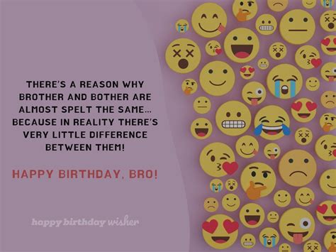 Funny Happy Birthday Poems For Brother