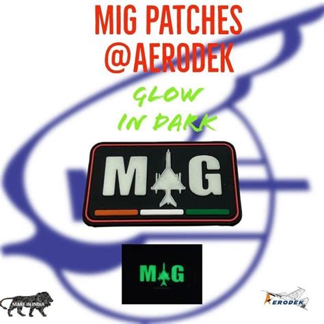 Mig Shoulder Patch With Tricolour Glow In Dark