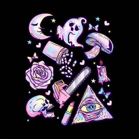 Creepy Cute Aesthetic Pastel Goth Kawaii Chibi T Pastel Goth
