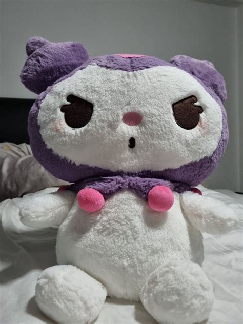 Official Sanrio Kuromi Large Big Plush Toy Present Hobbies And Toys