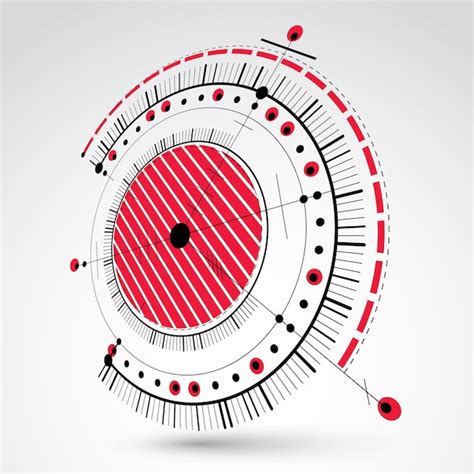 Premium Vector Technical Blueprint Red Vector Digital Background