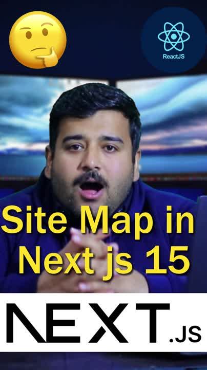 Hamza Khan Tanoli On Linkedin Creating A Sitemap In Nextjs 15 Youtube