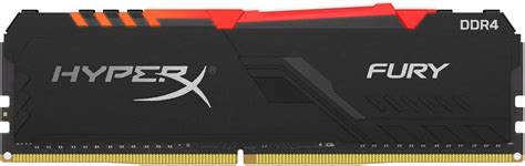 Hyperx Fury Rgb 8gb 3600mhz Ddr4 Ram Cl17 Dimm 1rx8 Rgb Single Stick