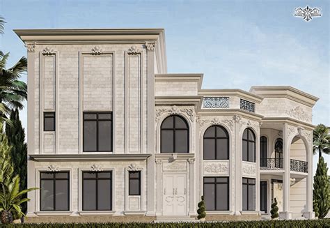 Neoclassical Design For A Villa In Ksa In Khobar Behance