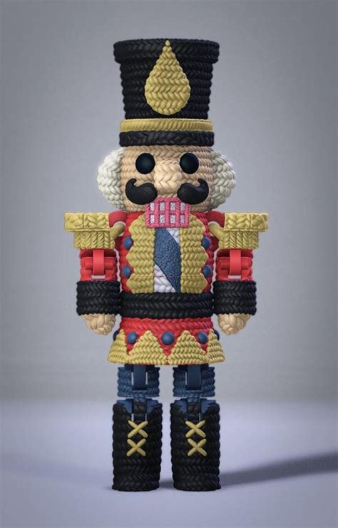 Crochet Nutcracker 3d Printing Stl Files Etsy