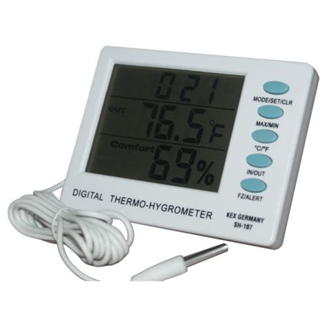 Termohigrómetro Digital Kex SH 107 Con Certificado De Calibración